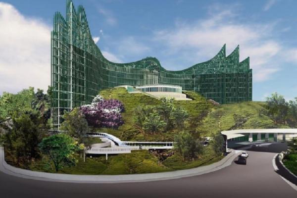 Pemasangan Bilah Sayap Garuda di IKN Telah Rampung